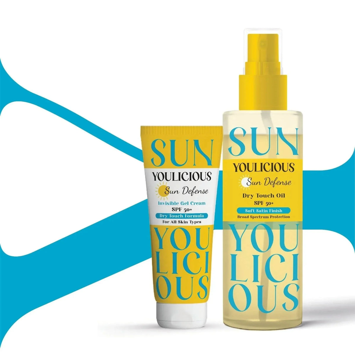 Youlicious Sun Defense Invisible gel cream +dry touch oil promo | Cosmoshop